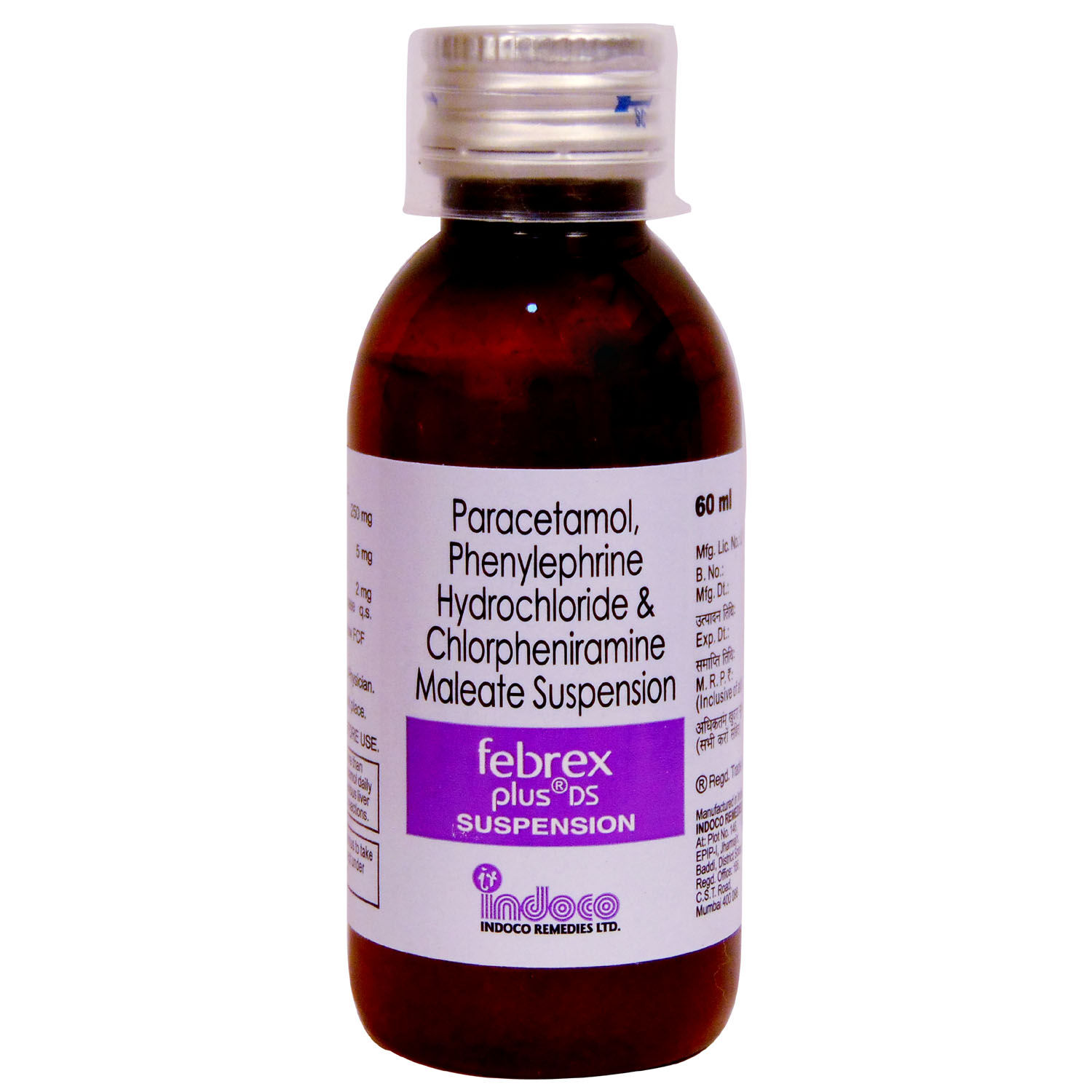 Febrex Plus DS Suspension | Uses, Side Effects, Price | Apollo Pharmacy