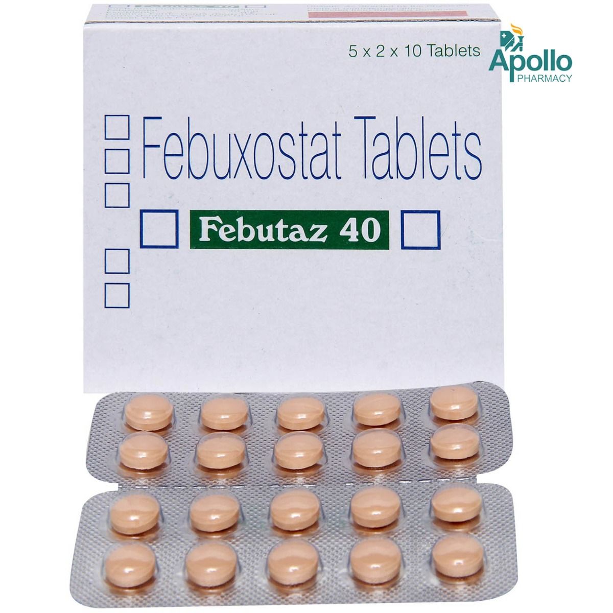 Febutaz 40 Tablet | Uses, Side Effects, Price | Apollo Pharmacy