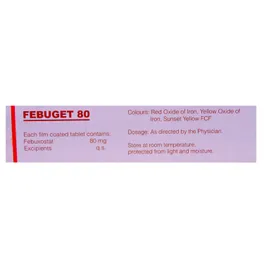 Febuget 80 Tablet | Uses, Side Effects, Price | Apollo Pharmacy