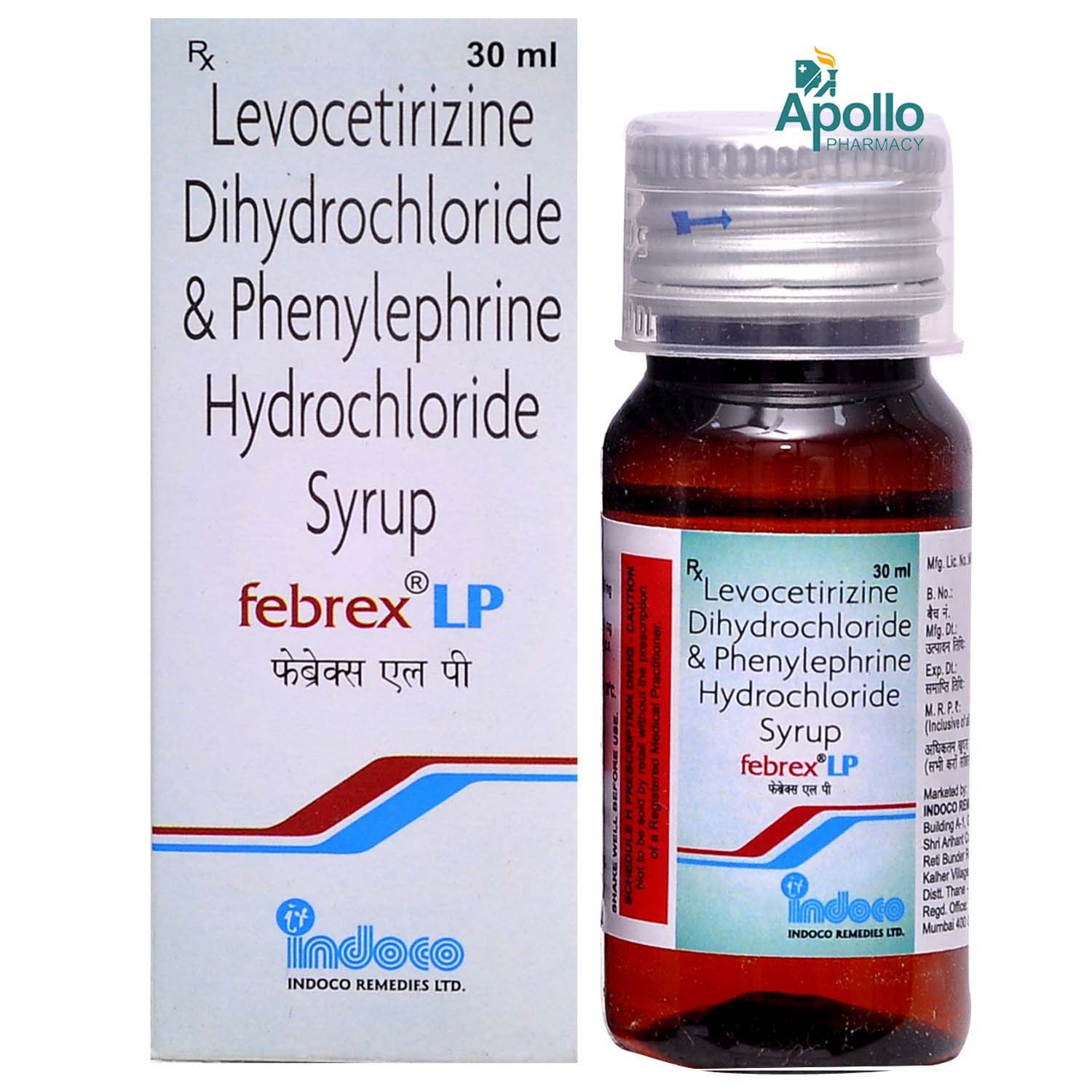 Febrex LP Syrup 30 ml Price, Uses, Side Effects, Composition - Apollo ...