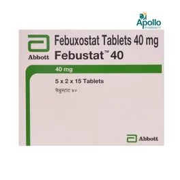 Febustat 40 Tablet | Uses, Side Effects, Price | Apollo Pharmacy
