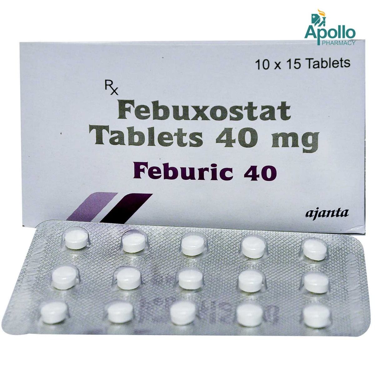 Feburic 40 Tablet | Uses, Side Effects, Price | Apollo Pharmacy