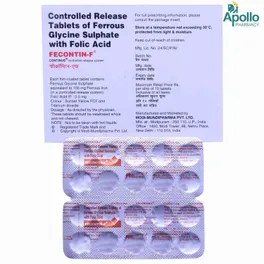 Fecontin F Tablet | Uses, Side Effects, Price | Apollo Pharmacy