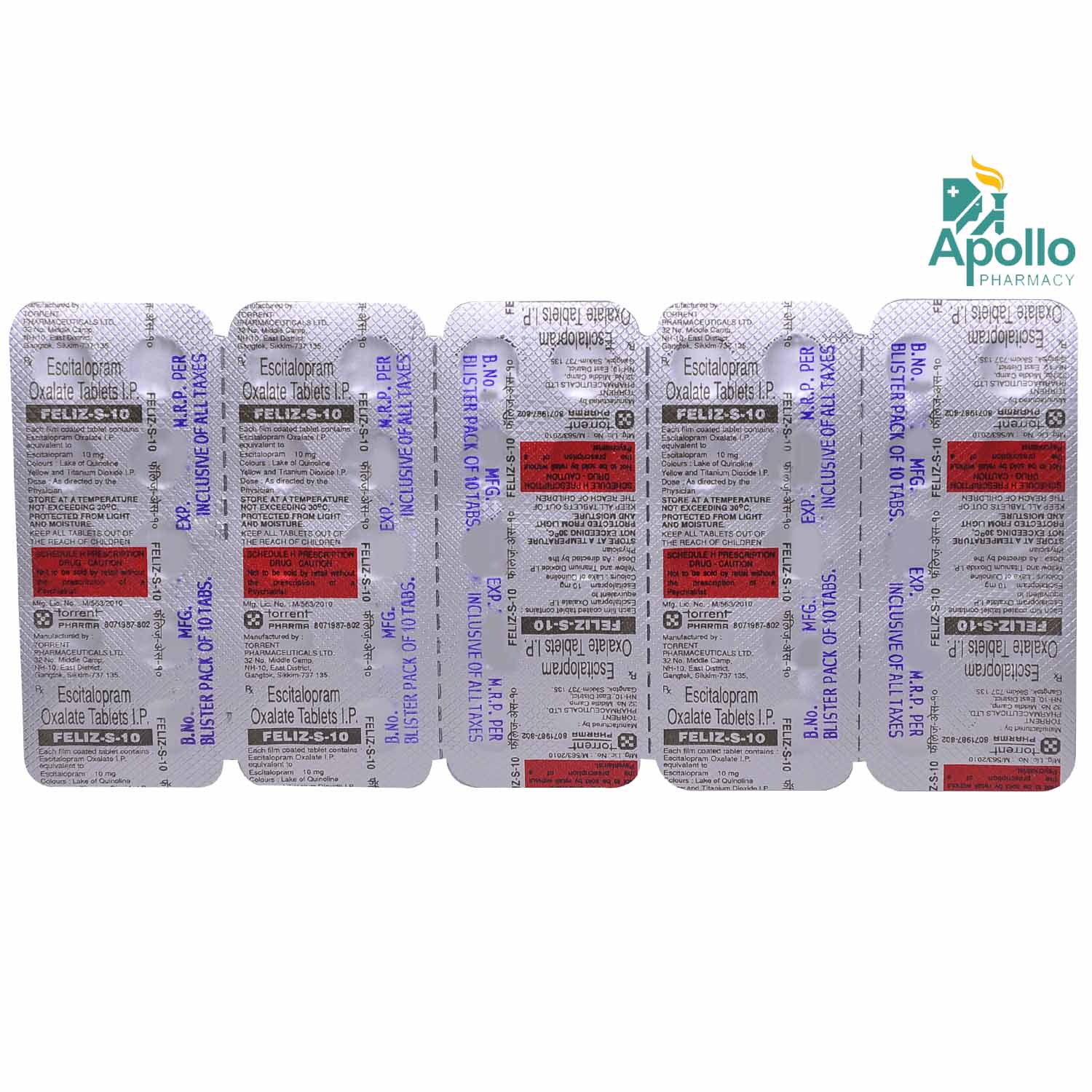 Feliz-S-10 Tablet | Uses, Side Effects, Price | Apollo Pharmacy