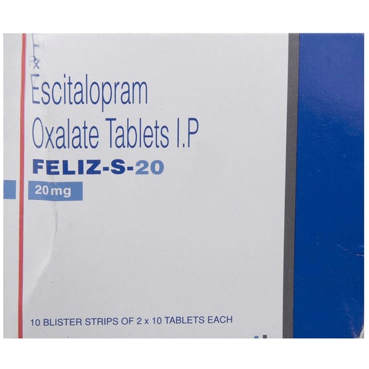 Feliz-S 20 Tablet 10's Price, Uses, Side Effects, Composition - Apollo ...