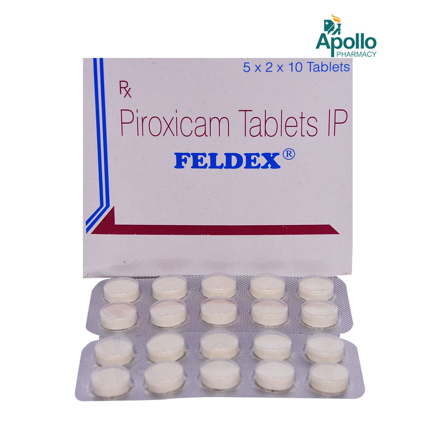Feldex Tablet 10's Price, Uses, Side Effects, Composition - Apollo Pharmacy