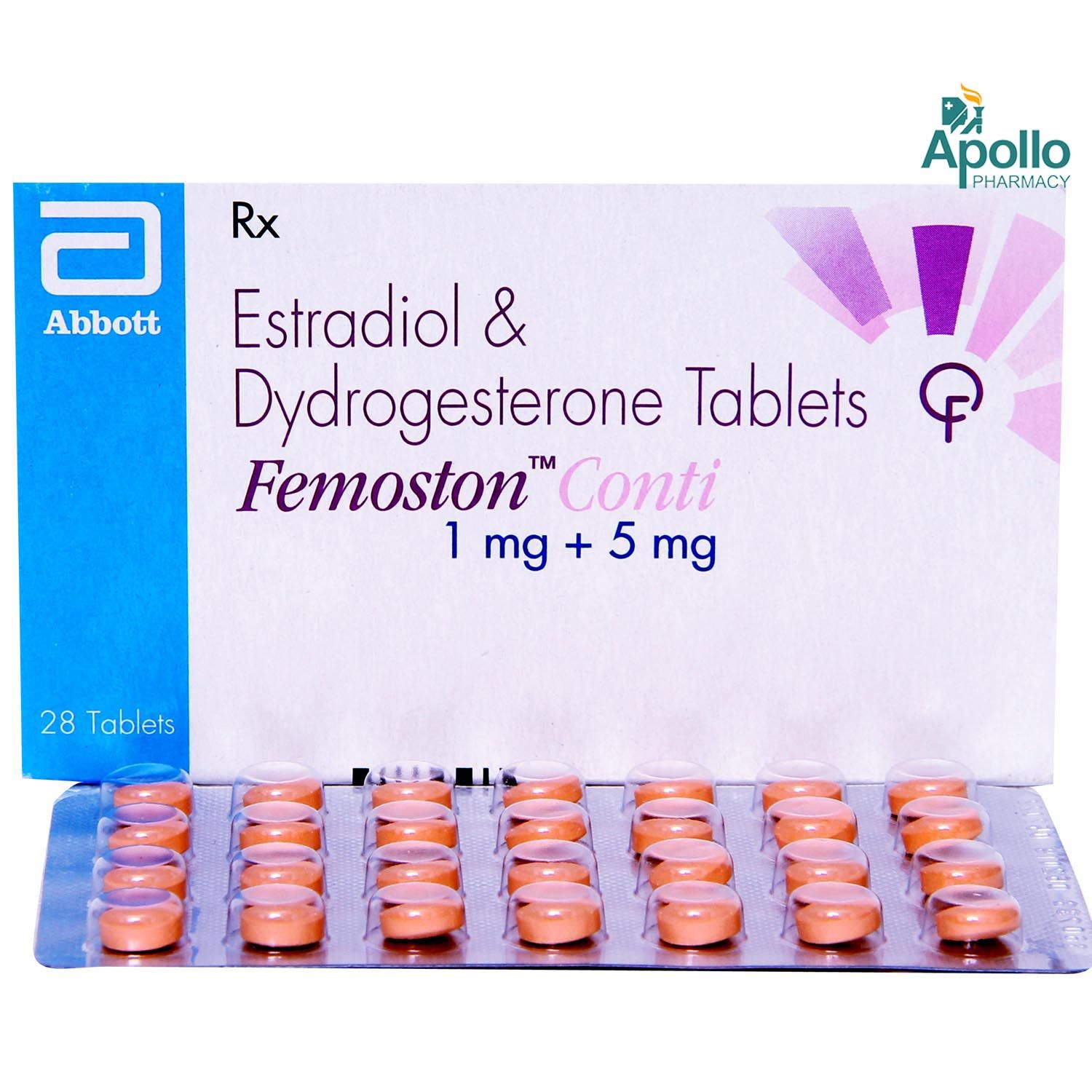 Femoston Conti 1 mg/5 mg Tablet 28's Price, Uses, Side Effects ...