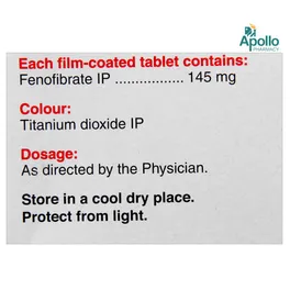 Fenolip 145 Tablet | Uses, Side Effects, Price | Apollo Pharmacy