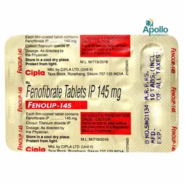 Fenolip 145 Tablet | Uses, Side Effects, Price | Apollo Pharmacy