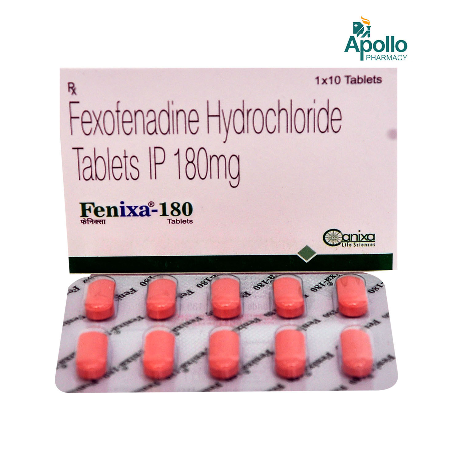 Fenixa-180mg Tablet 10's Price, Uses, Side Effects, Composition ...