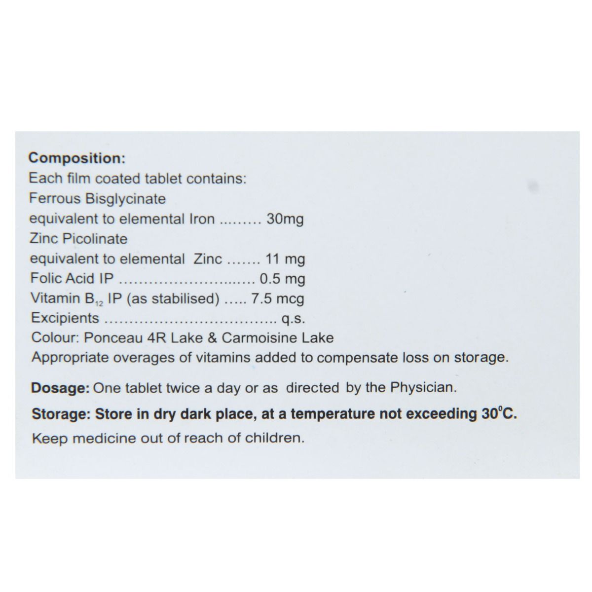 Ferose Tablet 15's Price, Uses, Side Effects, Composition - Apollo Pharmacy