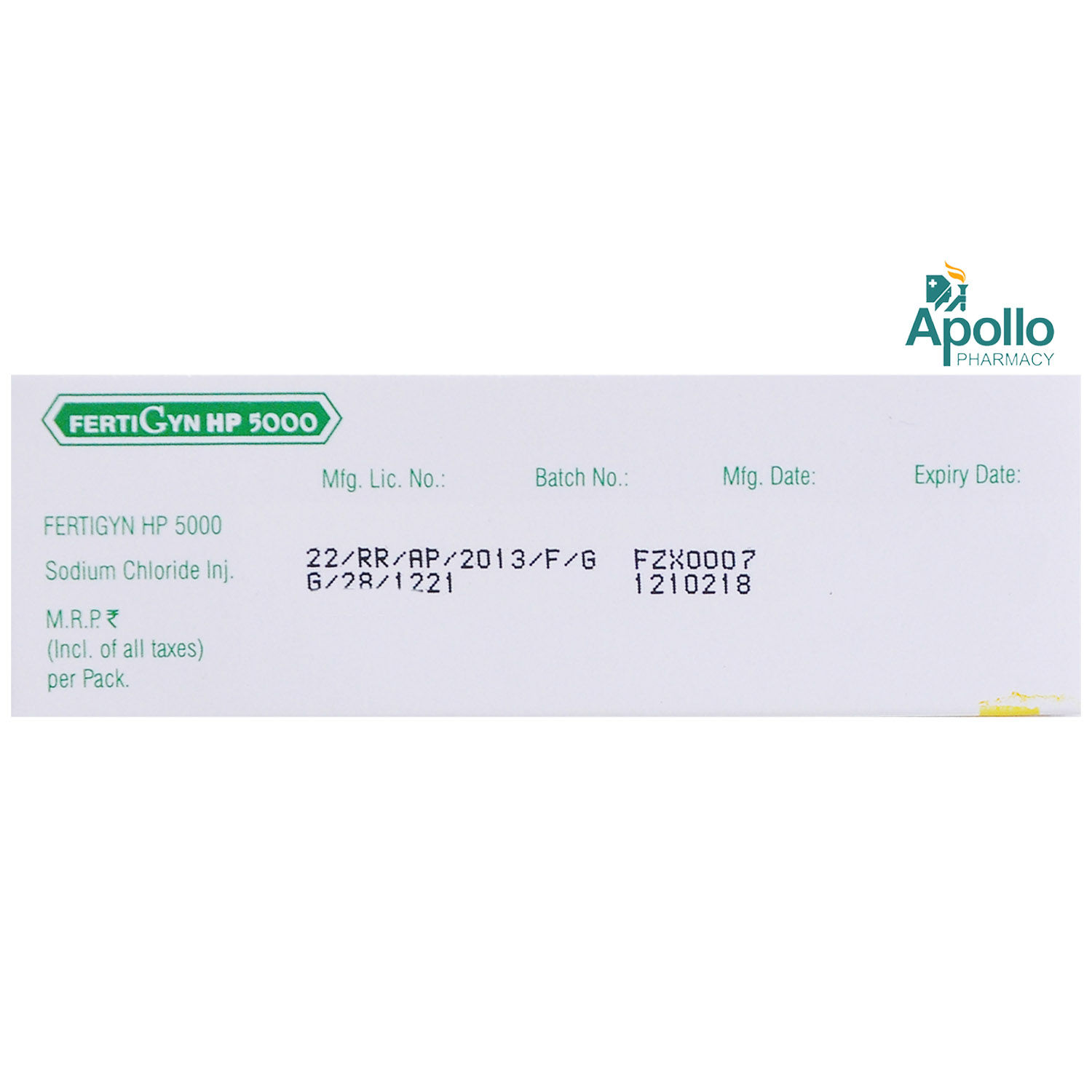 FertiGyn HP 5000IU Injection 1's Price, Uses, Side Effects, Composition ...