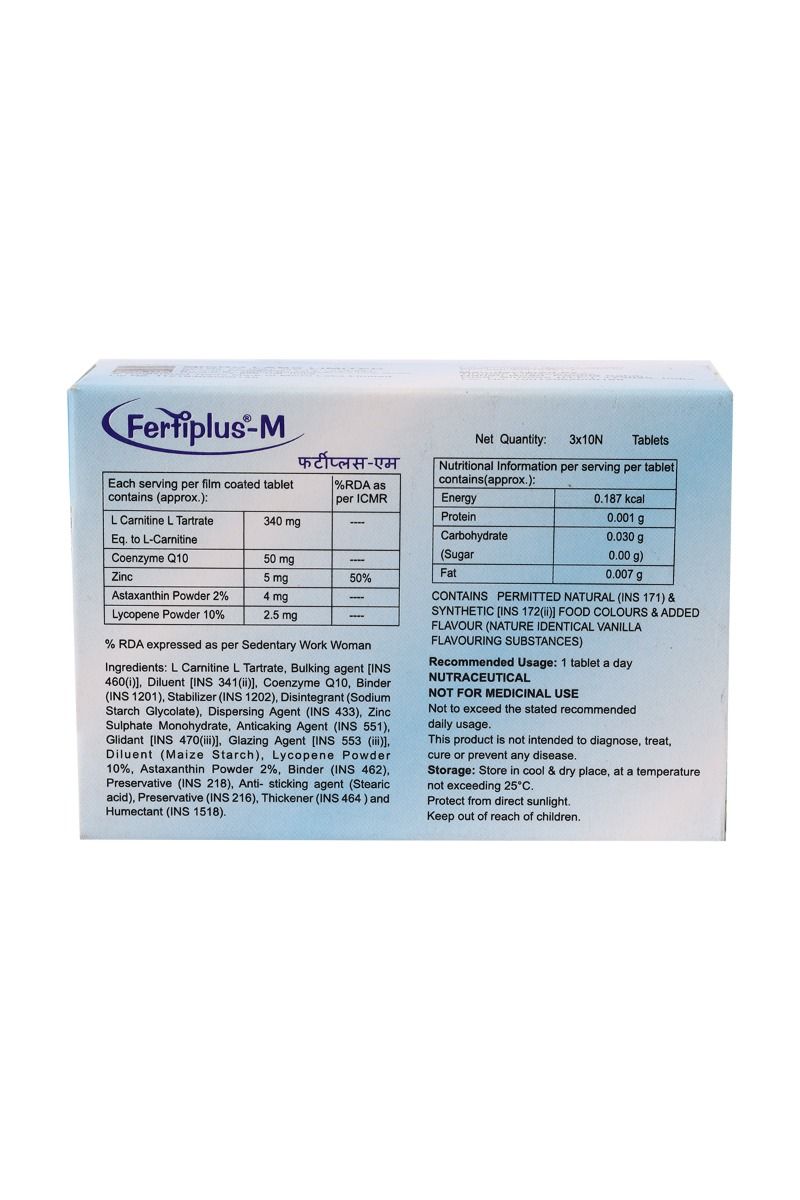 Fertiplus M Tablet 10's Price, Uses, Side Effects, Composition - Apollo ...