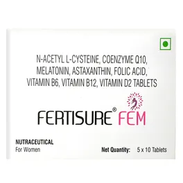 Fertisure Fem Tablet | Uses, Side Effects, Price | Apollo Pharmacy