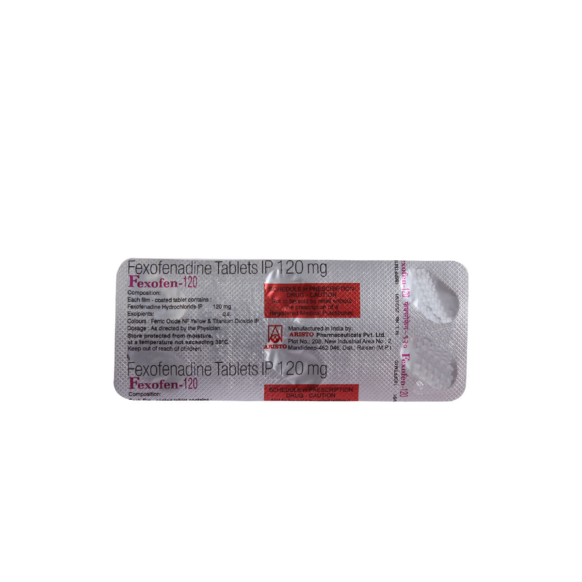Fexofen-120 Tablet 6's Price, Uses, Side Effects, Composition - Apollo ...