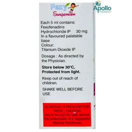Fexy Oral Suspension | Uses, Side Effects, Price | Apollo Pharmacy