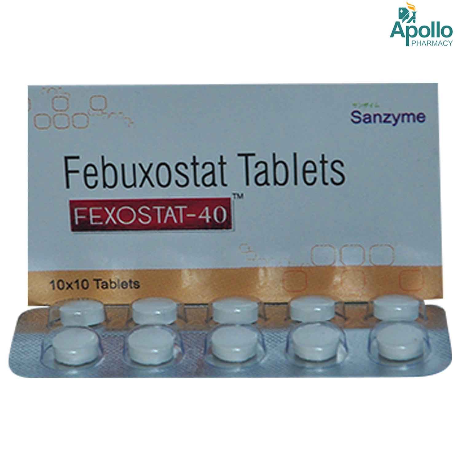 Fexostat-40 Tablet 10's Price, Uses, Side Effects, Composition - Apollo ...