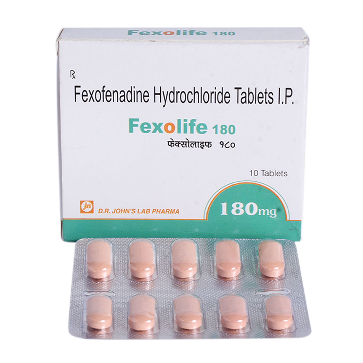 Fexolife 180 mg Tablet 10's Price, Uses, Side Effects, Composition ...