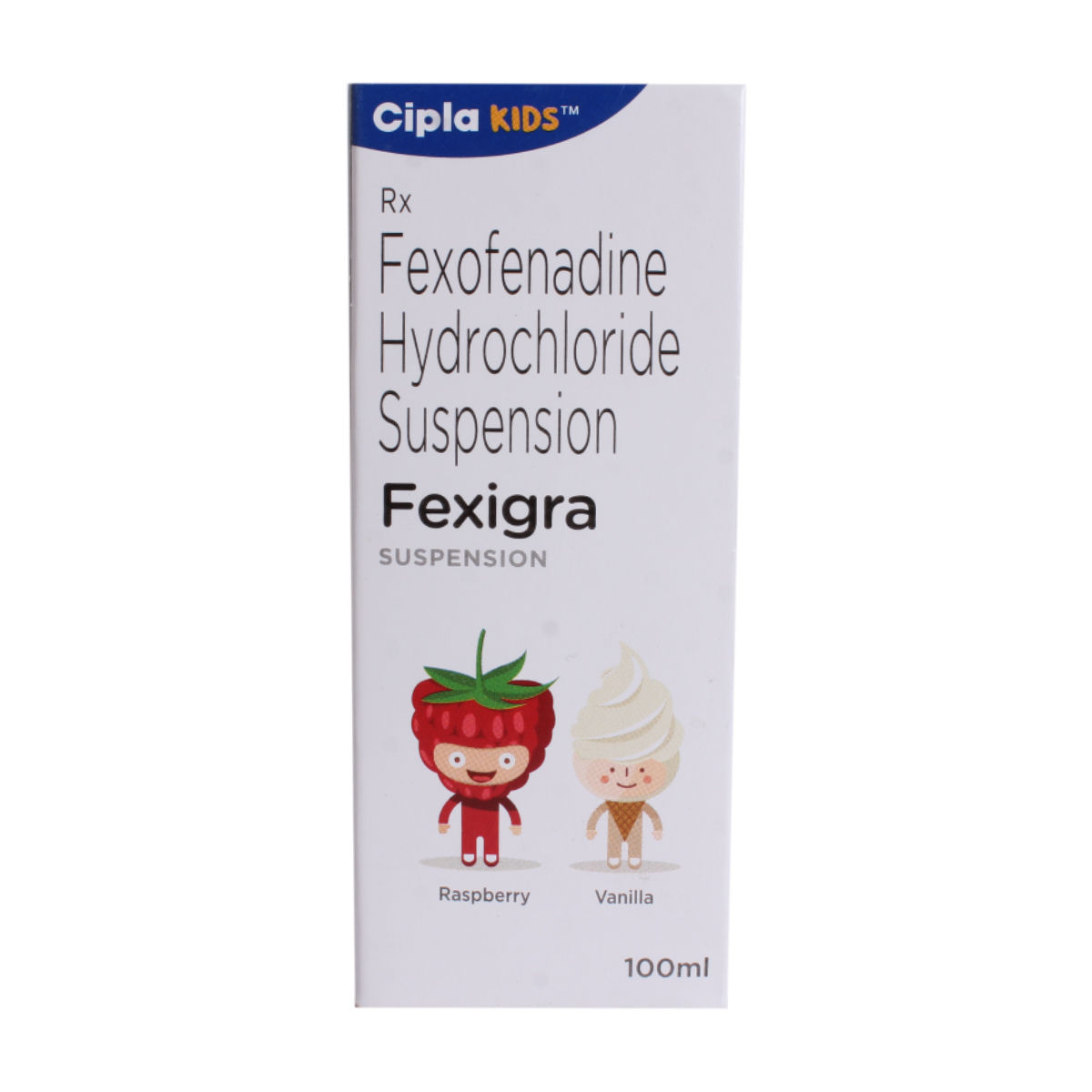 Fexigra 30 mg Raspberry & Vanilla Suspension 100 ml Price, Uses, Side ...