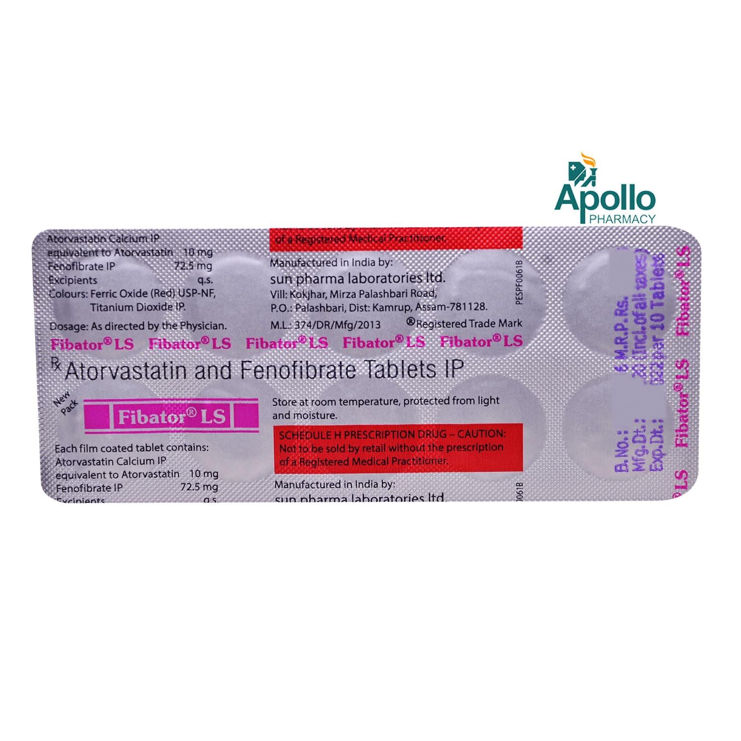 Fibator LS Tablet 10's Price, Uses, Side Effects, Composition - Apollo ...