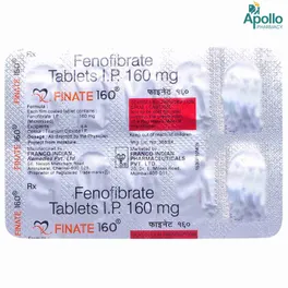 Finate 160 Tablet | Uses, Side Effects, Price | Apollo Pharmacy