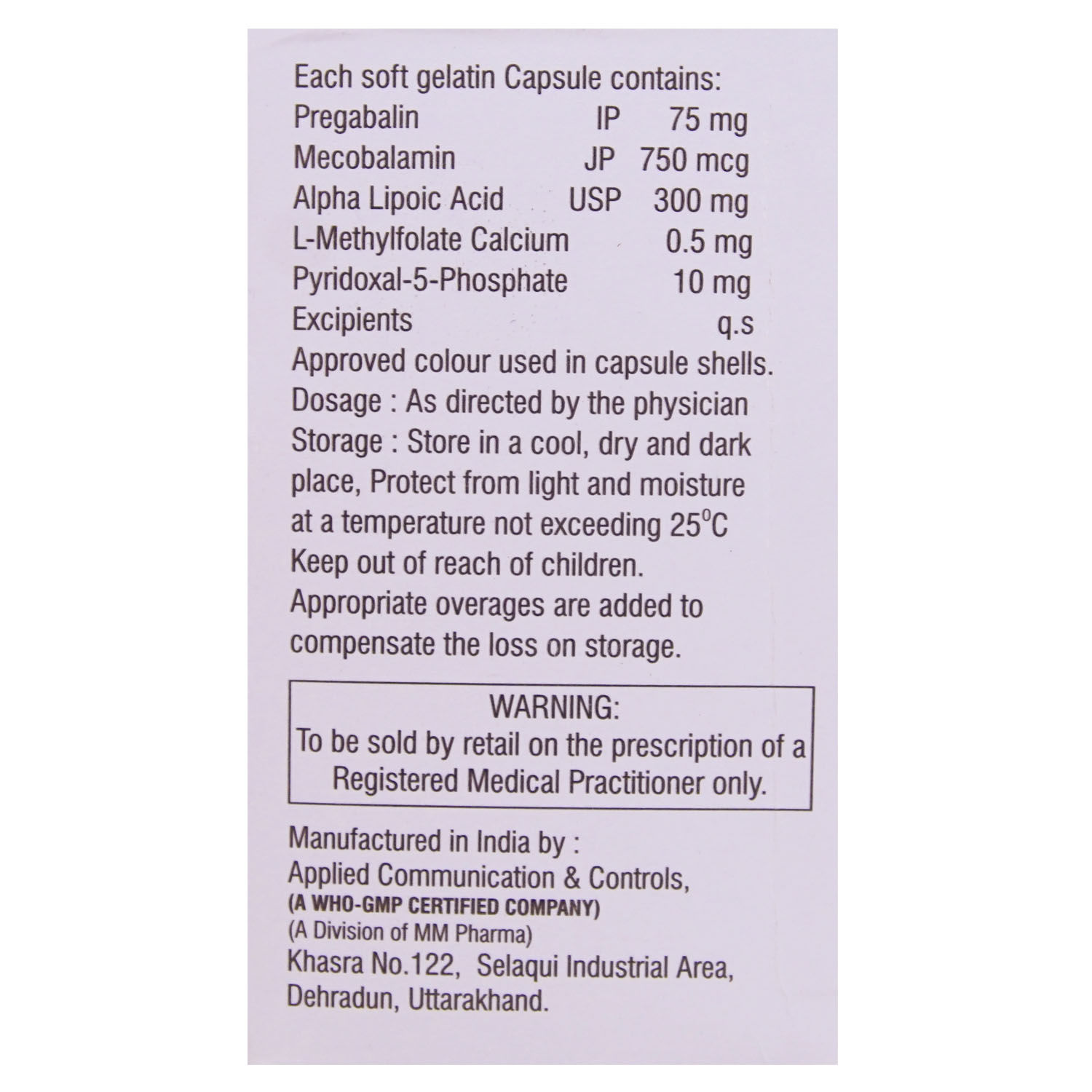 Fine Nerve Capsule 10's Price, Uses, Side Effects, Composition - Apollo ...