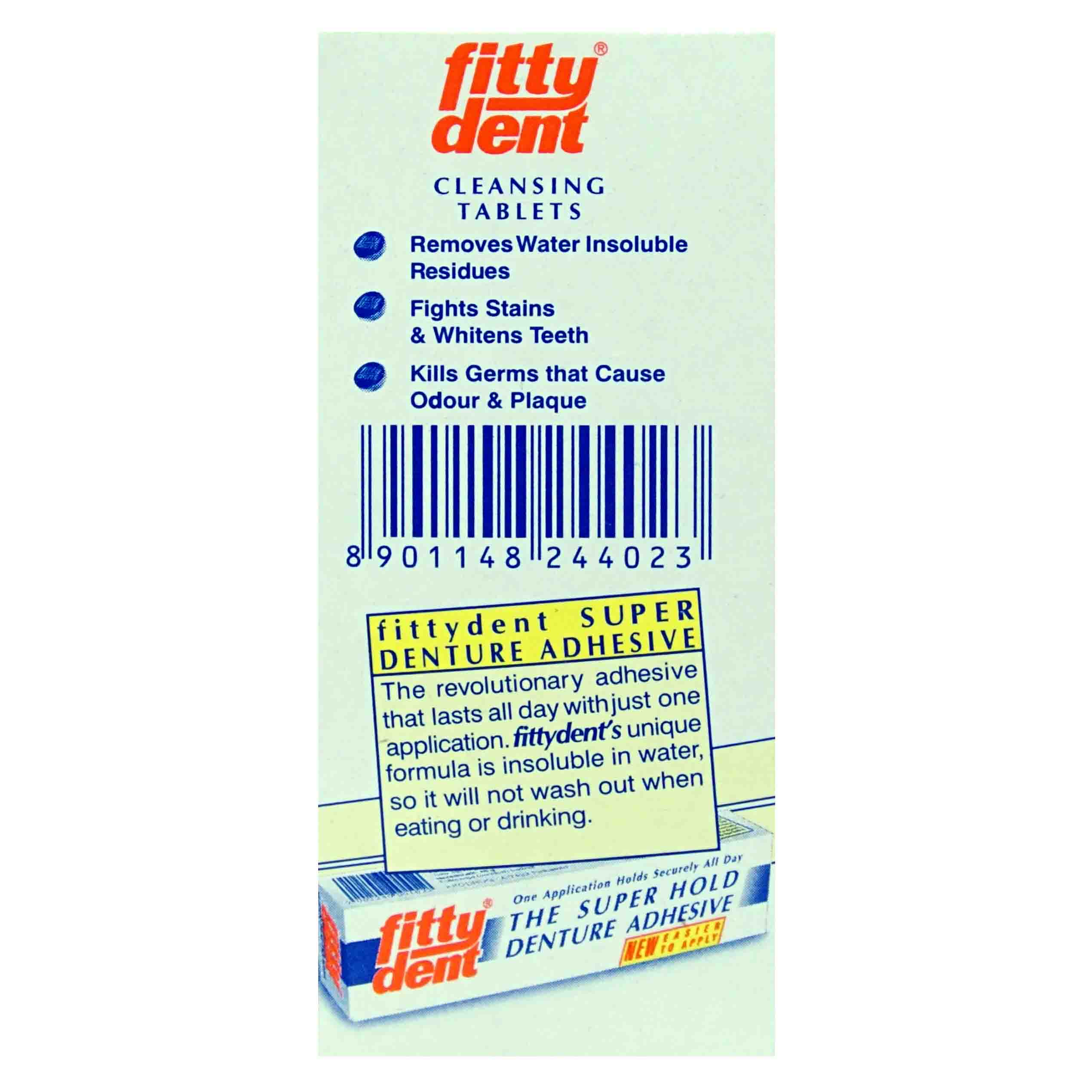 Fittydent Cleansing Tablet 4's Price, Uses, Side Effects, Composition ...