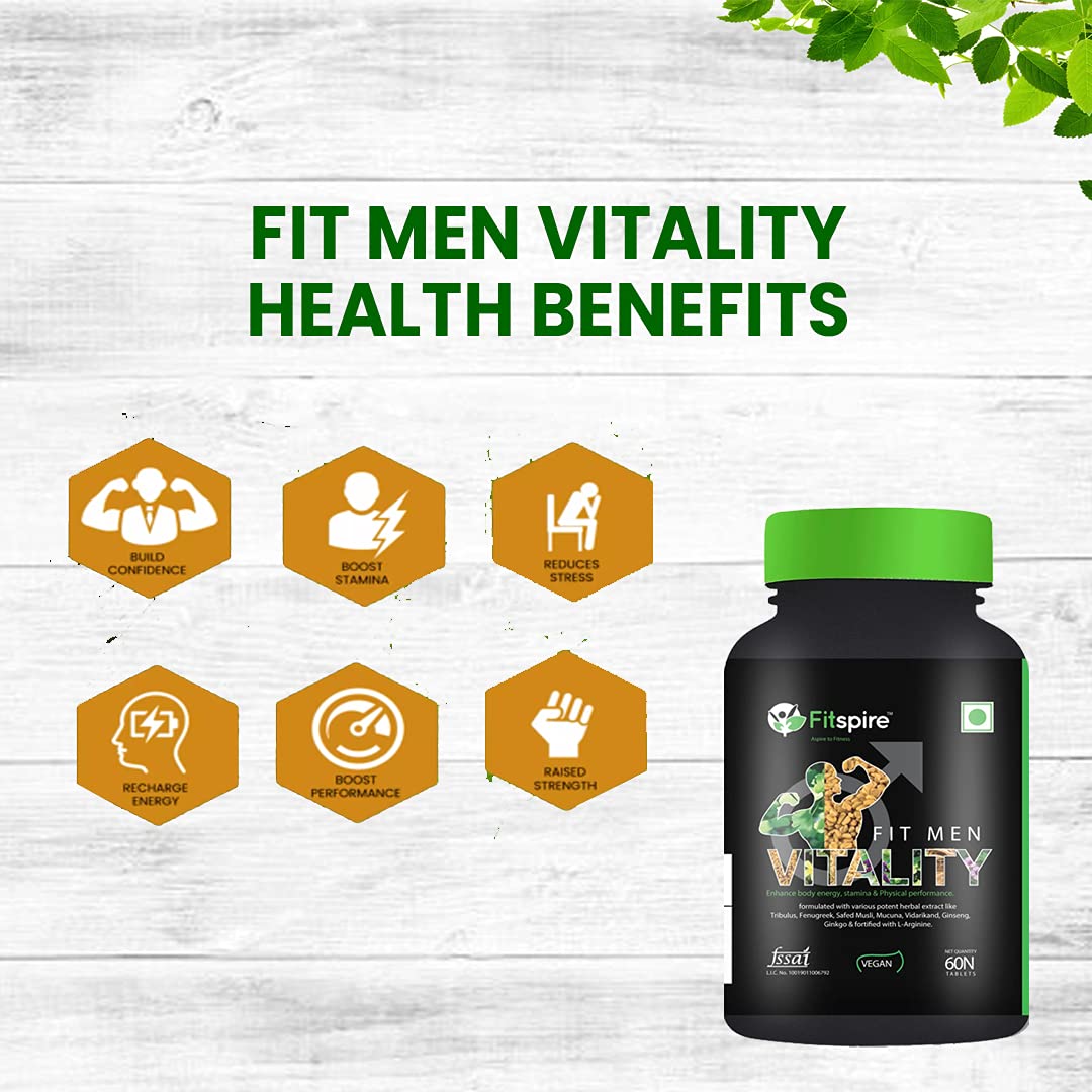 Fitspire Fit Men Vitality, 60 Tablets Price, Uses, Side Effects ...