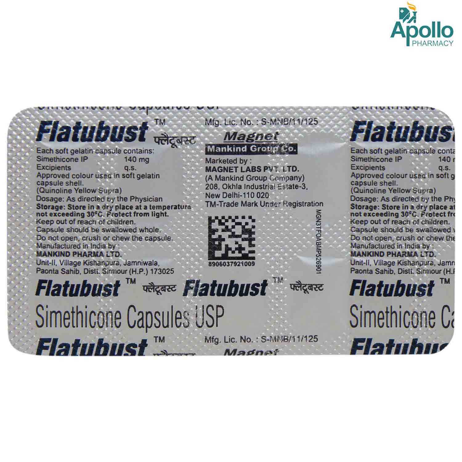 Flatubust Capsule 10's Price, Uses, Side Effects, Composition - Apollo ...