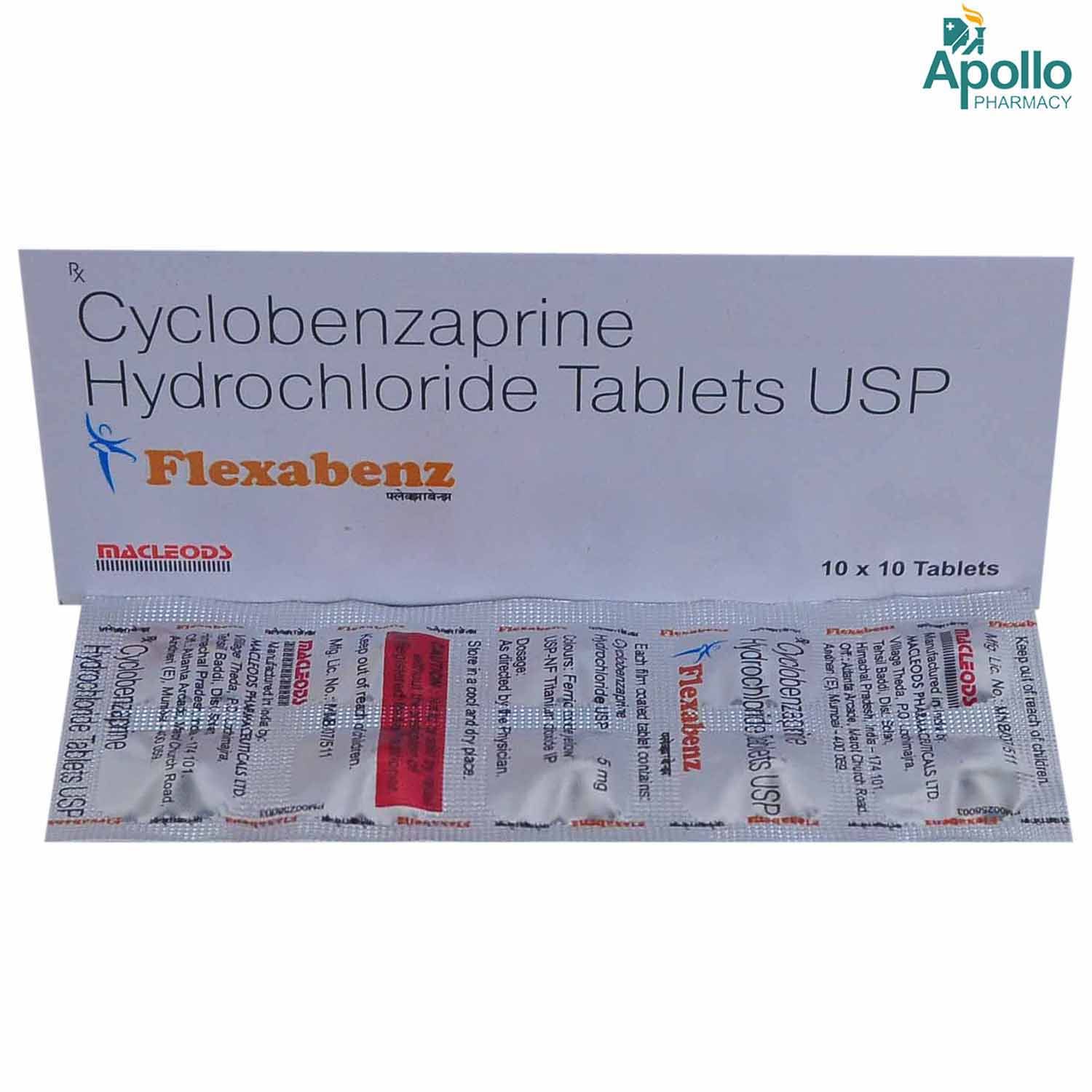 Flexabenz Tablet 10's Price, Uses, Side Effects, Composition - Apollo ...