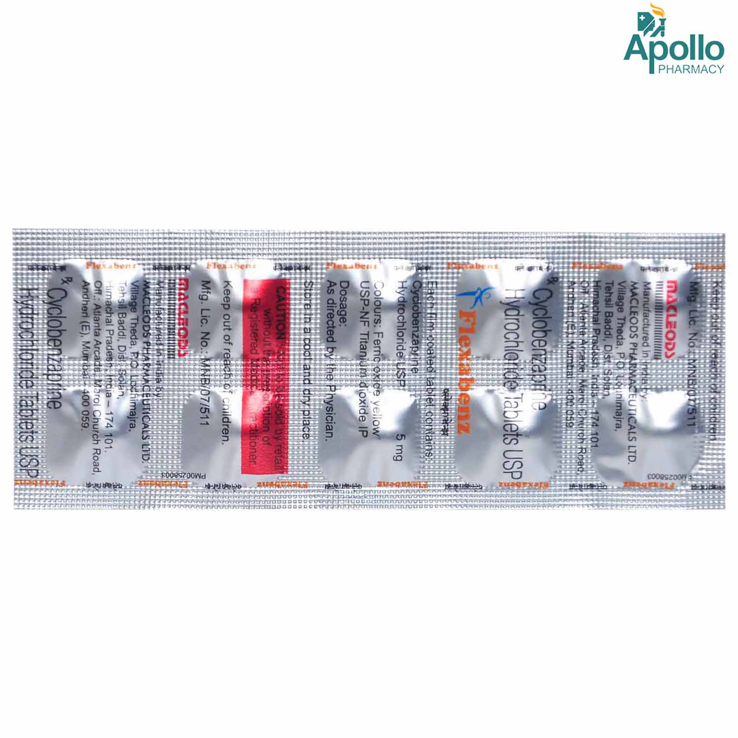 Flexabenz Tablet 10's Price, Uses, Side Effects, Composition - Apollo ...