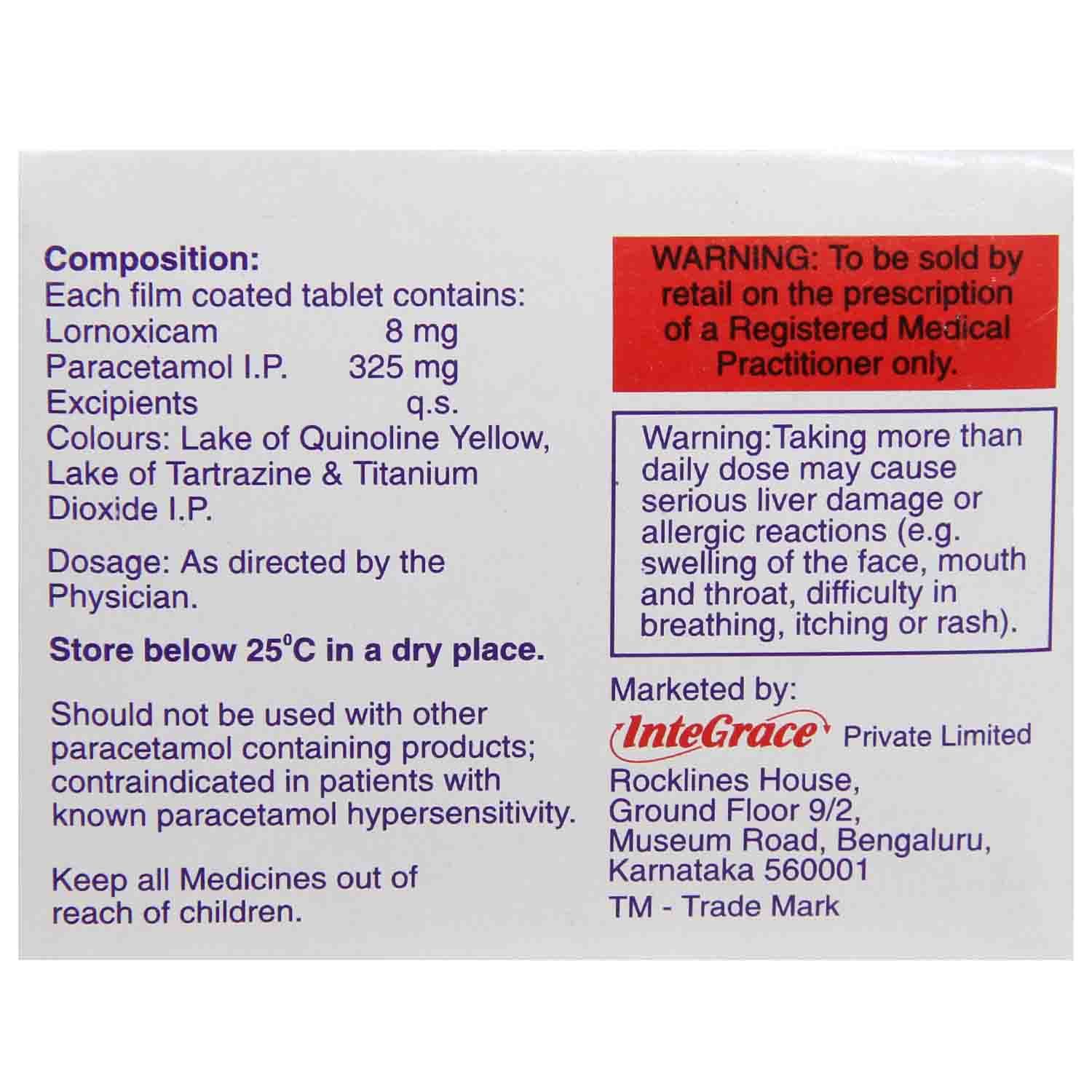 Flexilor-P8 Tablet 10's Price, Uses, Side Effects, Composition - Apollo ...