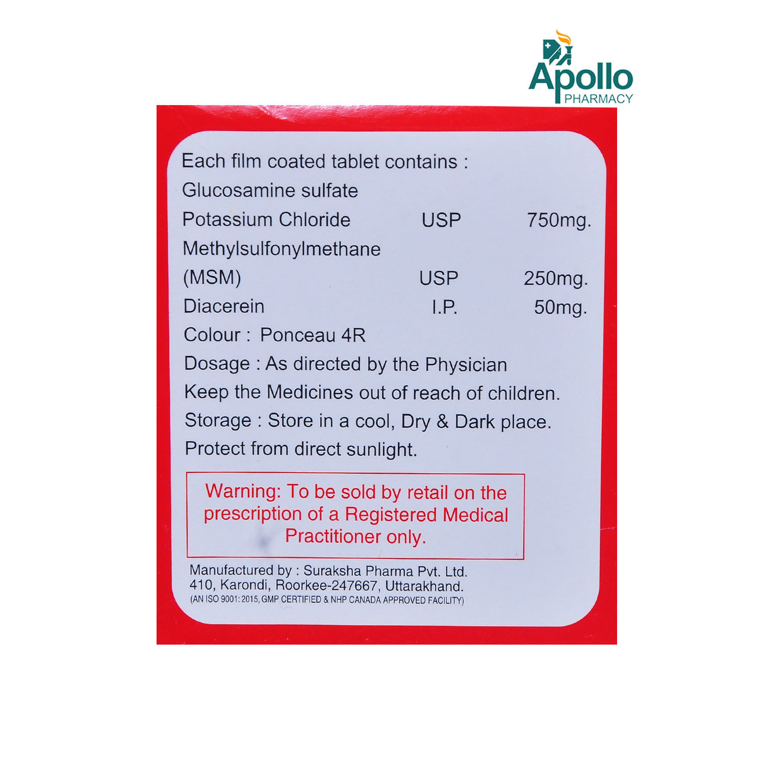 Flexcerin Tablet 10's Price, Uses, Side Effects, Composition - Apollo ...