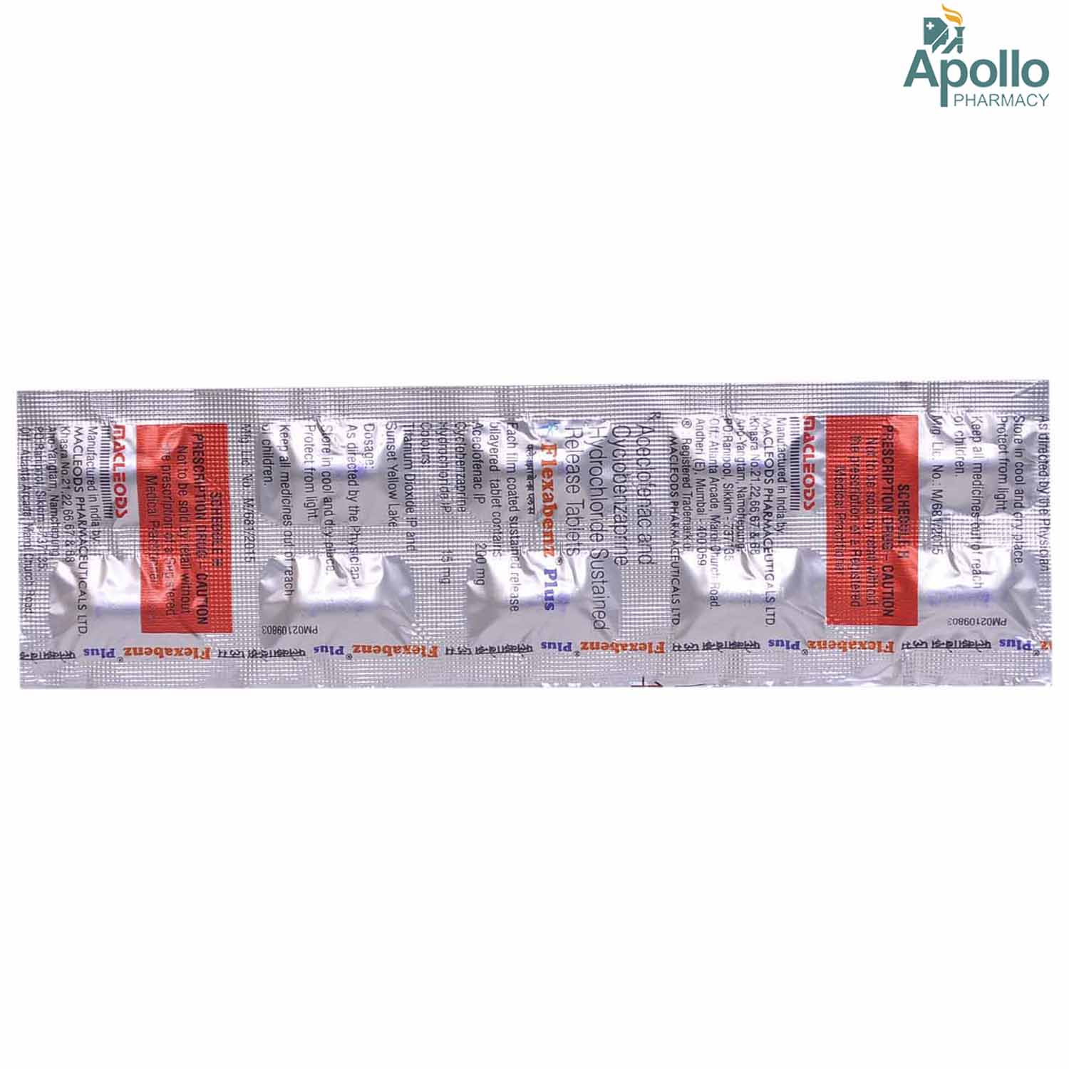 Flexabenz Plus Tablet | Uses, Side Effects, Price | Apollo Pharmacy