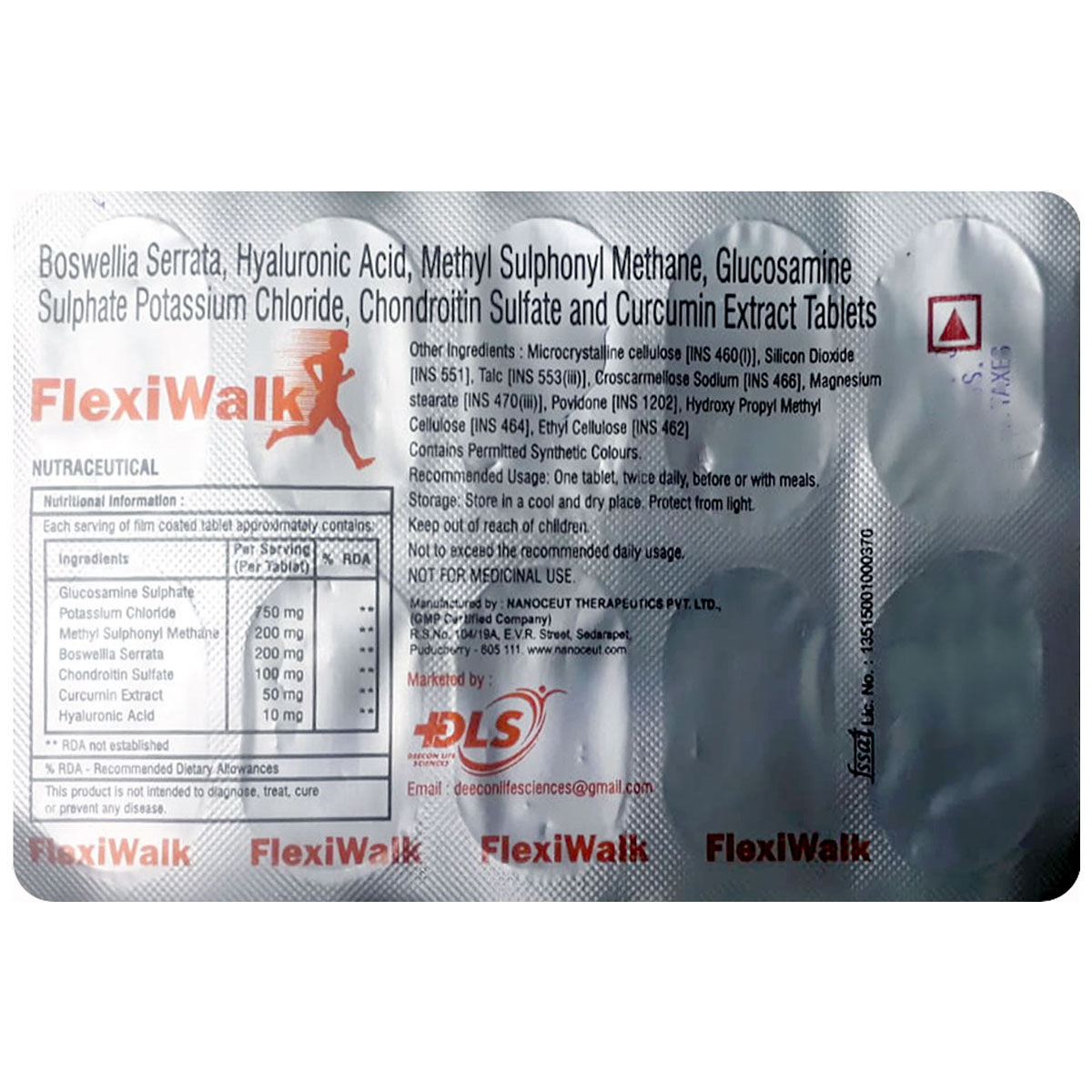 Flexiwalk Tablet 10's | Uses, Side Effects, Price | Apollo Pharmacy