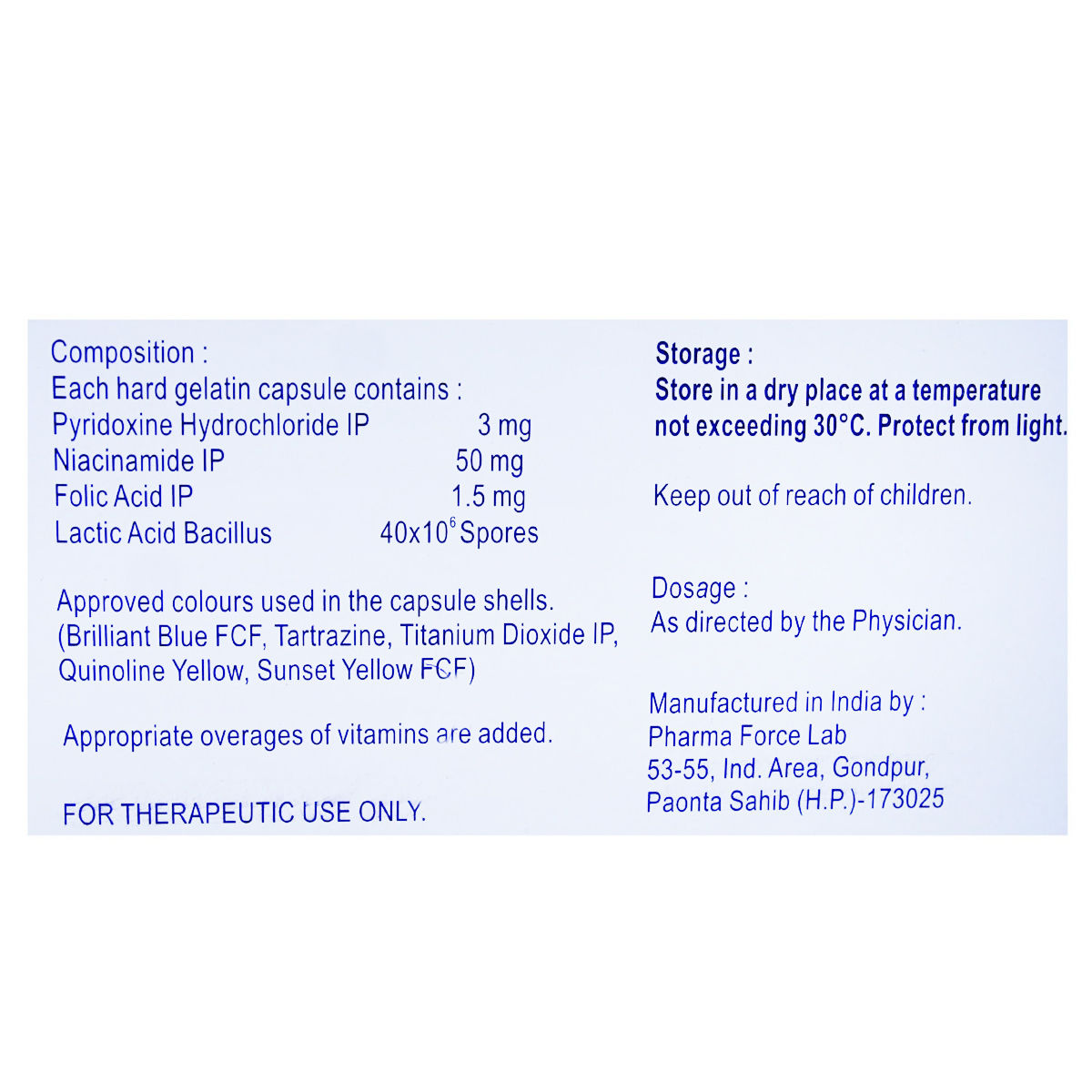 Flora-BC Capsule 10's Price, Uses, Side Effects, Composition - Apollo ...