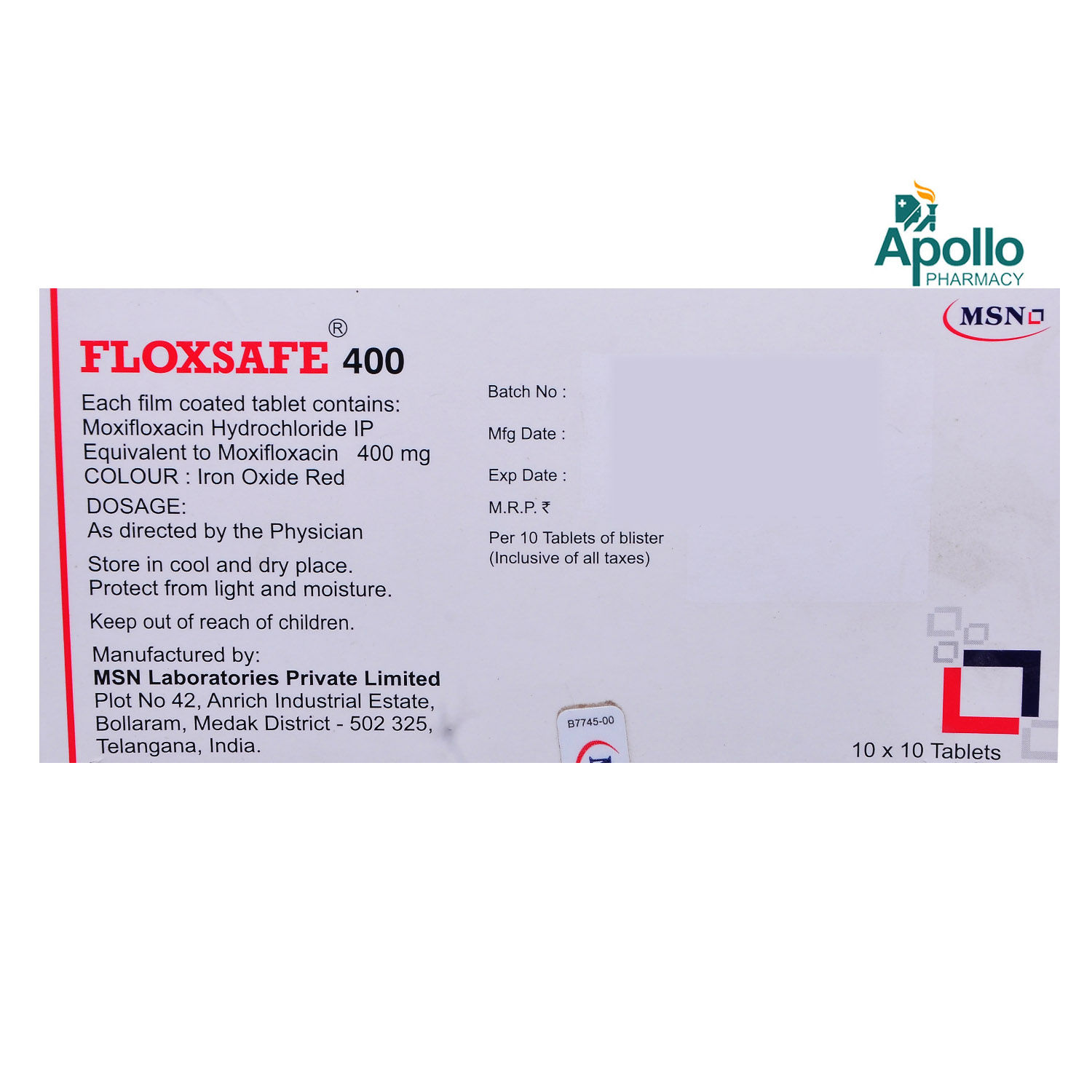 Floxsafe 400 mg Tablet 10's Price, Uses, Side Effects, Composition ...