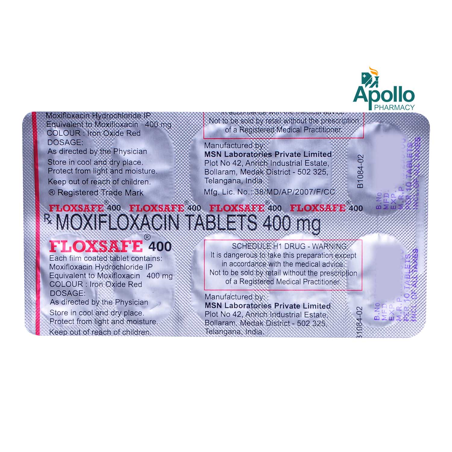 Floxsafe 400 mg Tablet 10's Price, Uses, Side Effects, Composition ...