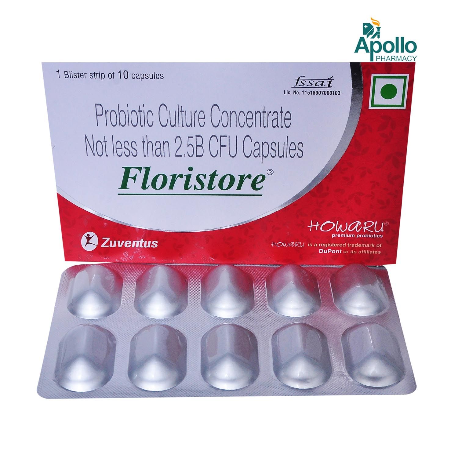 Floristore Capsule 10's Price, Uses, Side Effects, Composition - Apollo ...