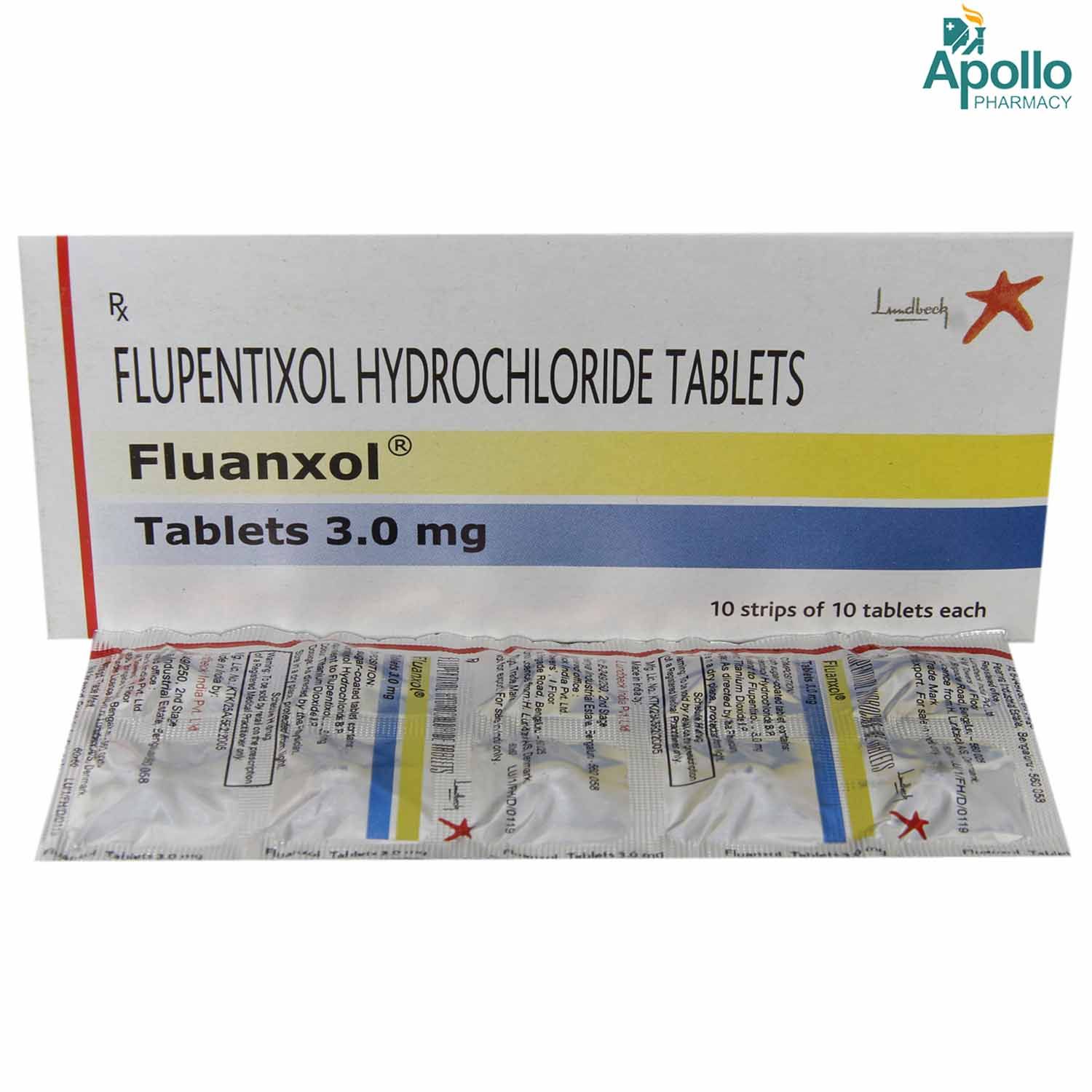 Fluanxol 3 mg Tablet 10's Price, Uses, Side Effects, Composition ...