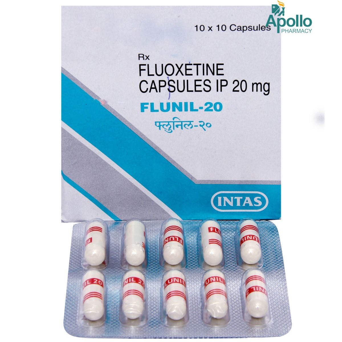 Flunil-20 Capsule 10's Price, Uses, Side Effects, Composition - Apollo ...