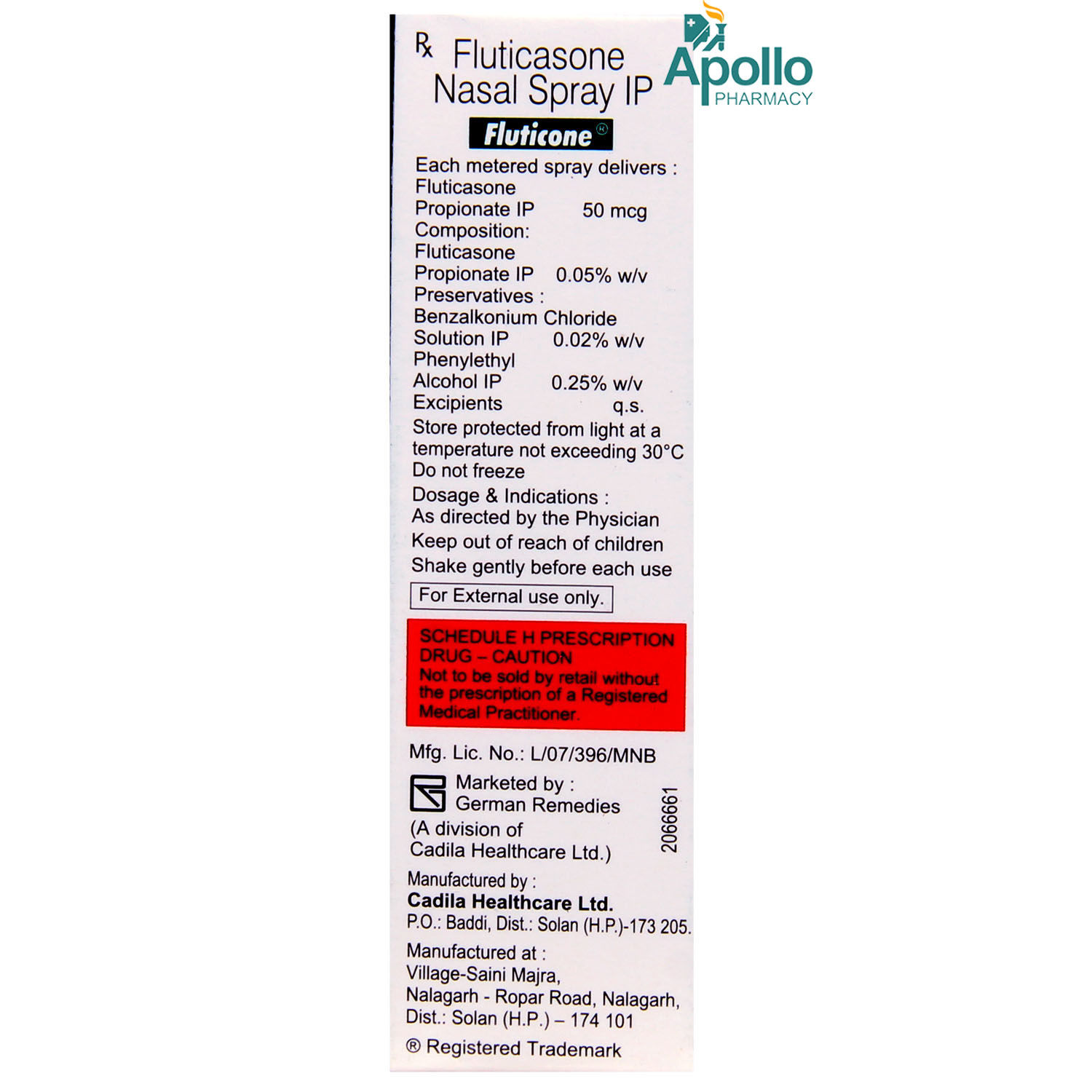 Fluticone Nasal Spray 12 ml Price, Uses, Side Effects, Composition ...