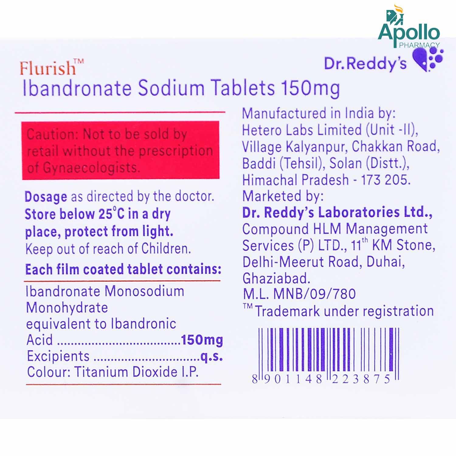 Flurish Tablet 1's Price, Uses, Side Effects, Composition - Apollo Pharmacy