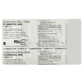 Fluimucil 600 mg Tablet | Uses, Side Effects, Price | Apollo Pharmacy