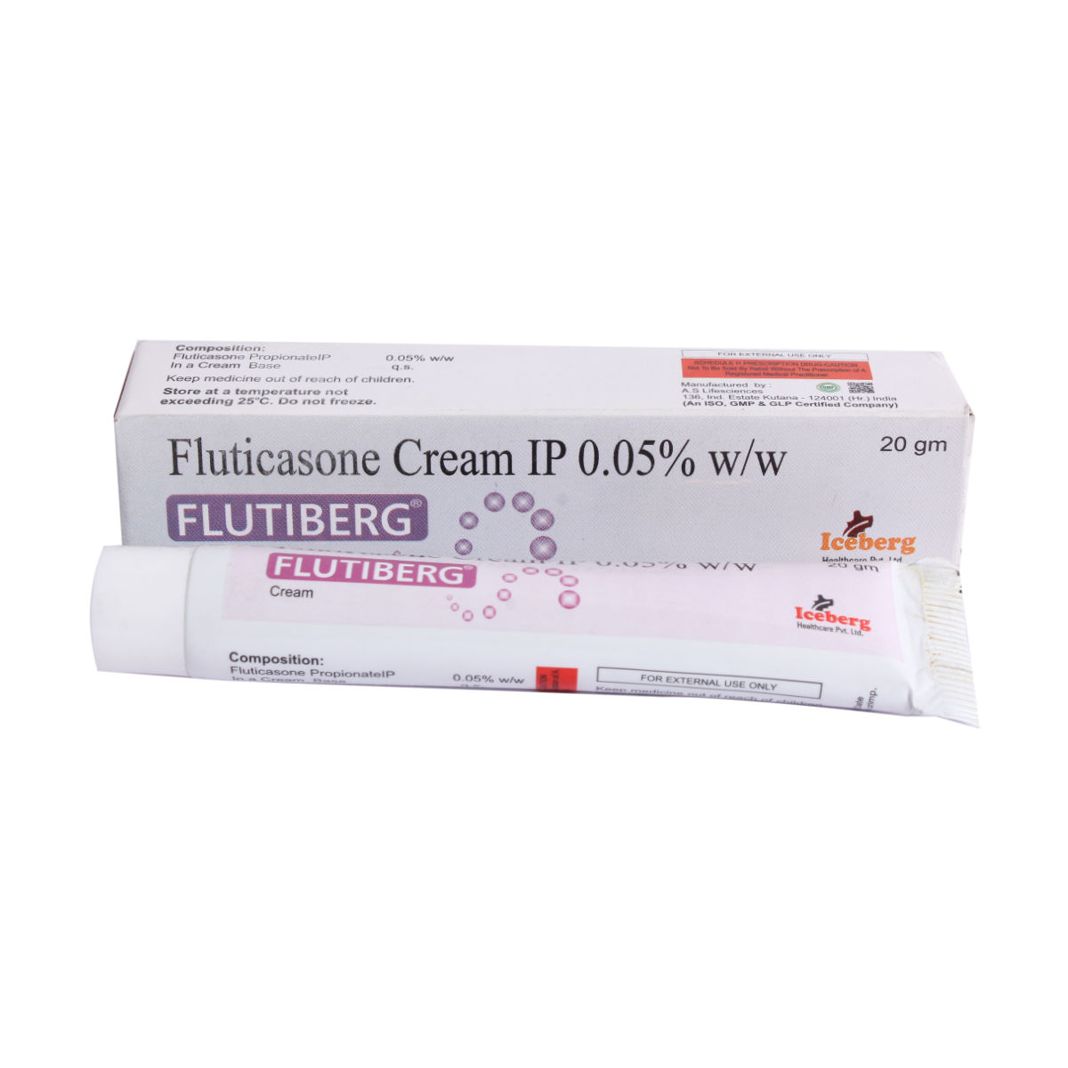Flutiberg 0.05%w/w Cream 20 gm Price, Uses, Side Effects, Composition ...