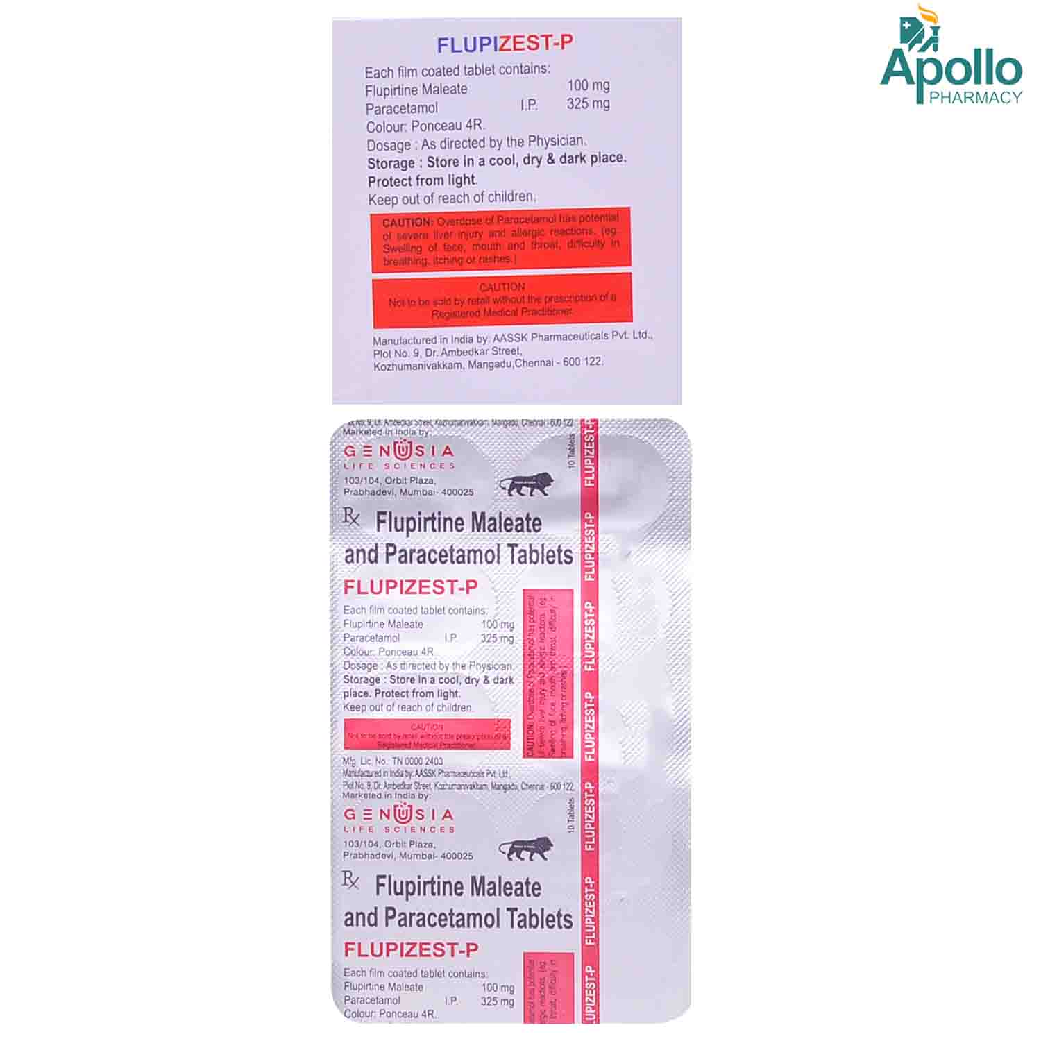 Flupizest-P Tablet | Uses, Side Effects, Price | Apollo Pharmacy