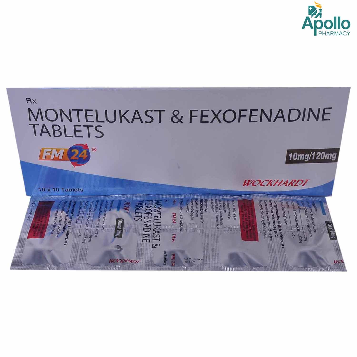 FM 24 Tablet 10's Price, Uses, Side Effects, Composition - Apollo Pharmacy