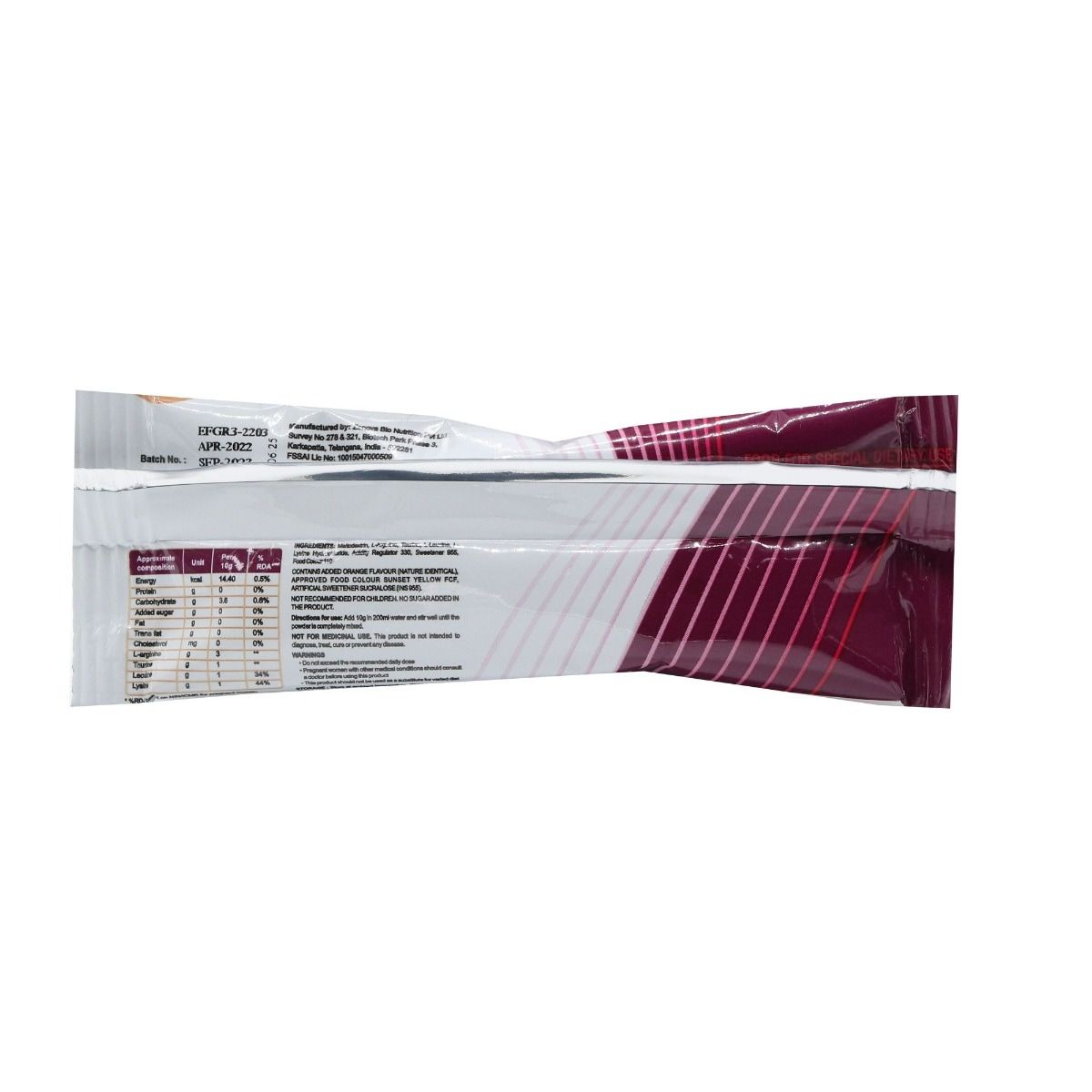 Focii Gr Orange Sachet 10x10 gm Price, Uses, Side Effects, Composition ...