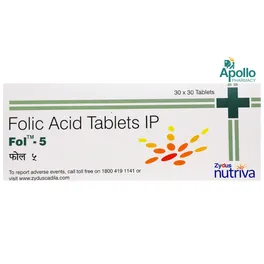 Fol-5 Tablet | Uses, Side Effects, Price | Apollo Pharmacy