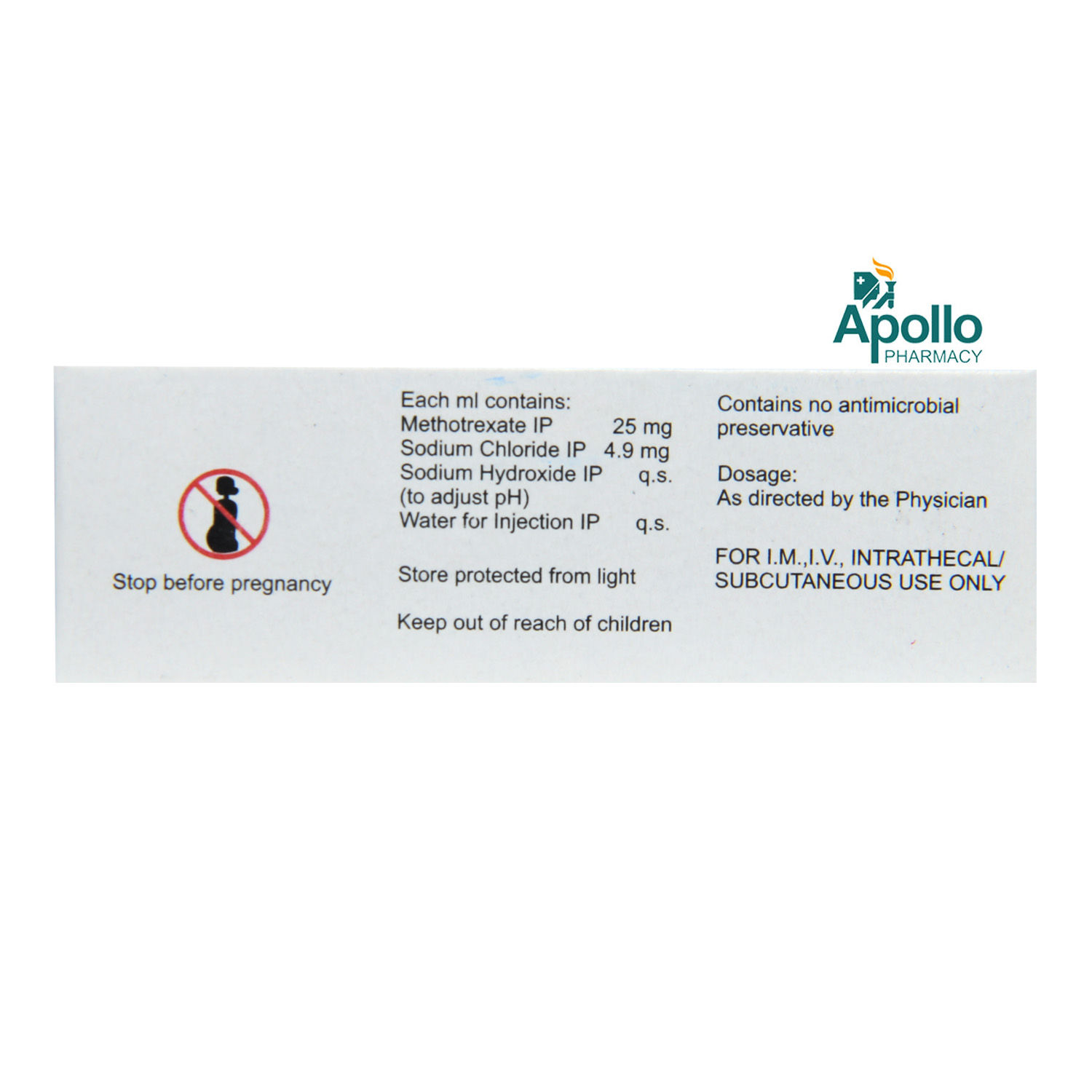 Folitrax-50 Injection 2 ml Price, Uses, Side Effects, Composition ...